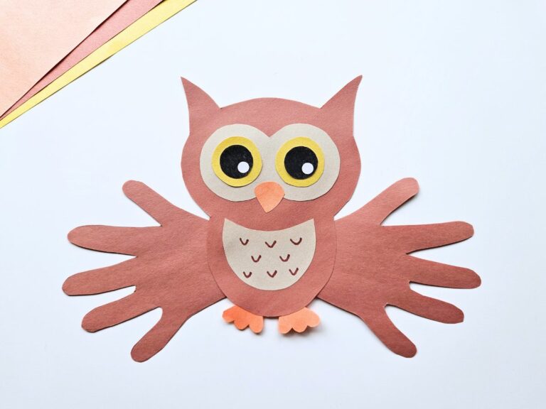 Owl Handprint Craft for Kids - Raise Curious Kids