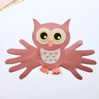 Owl Handprint Craft for Kids - Raise Curious Kids