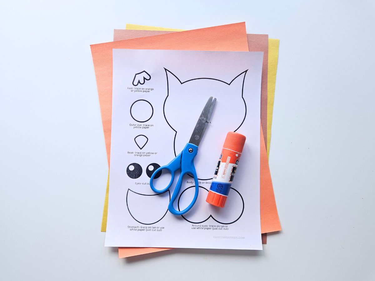 Owl Handprint Craft for Kids - Raise Curious Kids