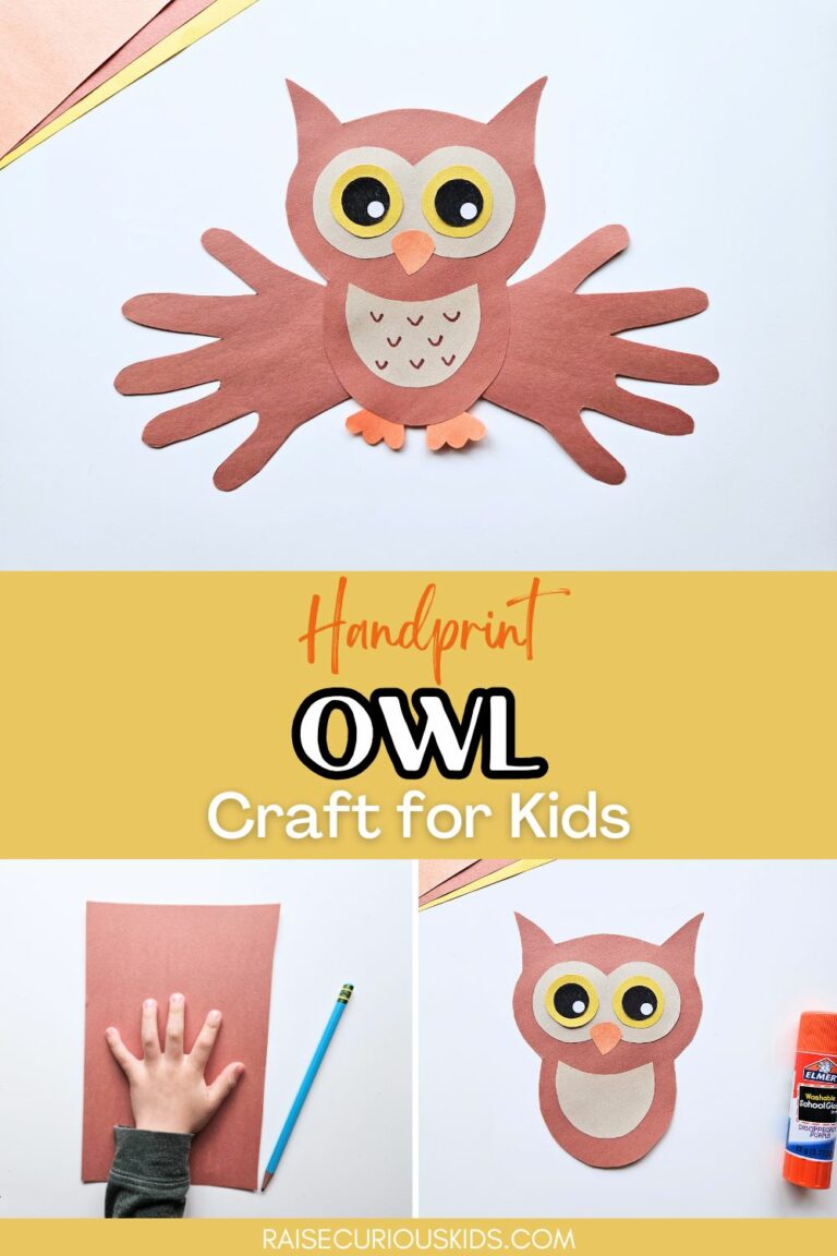 Owl Handprint Craft for Kids - Raise Curious Kids
