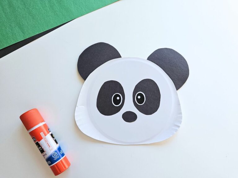 Panda Bear Paper Plate Craft for Kids - Raise Curious Kids