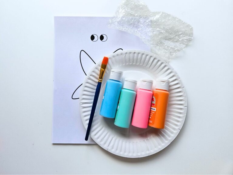 Starfish Paper Plate Craft for Kids - Raise Curious Kids