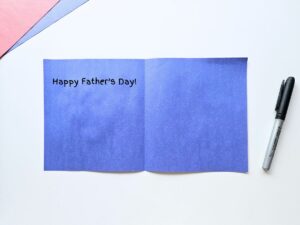 Super Dad Father's Day Card Craft - Raise Curious Kids