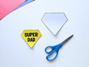 Super Dad Father's Day Card Craft - Raise Curious Kids