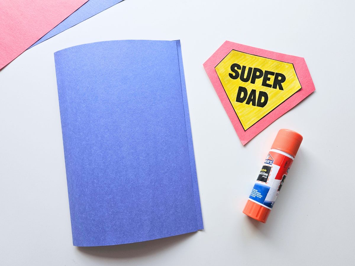 Super Dad Father's Day Card Craft - Raise Curious Kids