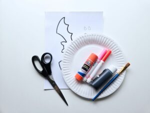 Bat Paper Plate Craft for Kids - Raise Curious Kids