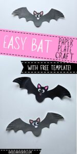 Bat Paper Plate Craft for Kids - Raise Curious Kids