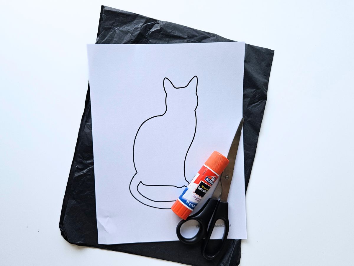 Easy Black Cat Halloween Craft for Kids - Raise Curious Kids