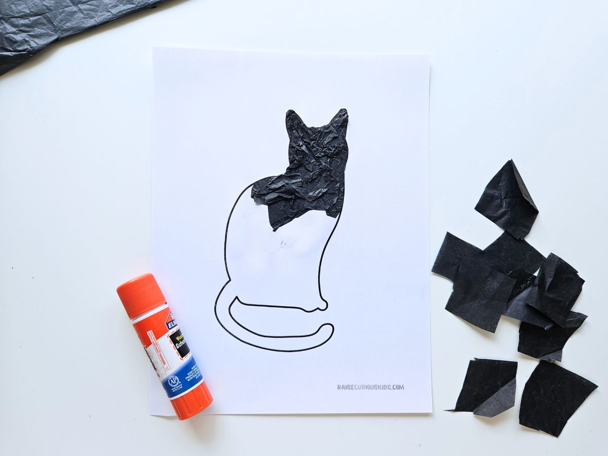 Easy Black Cat Halloween Craft for Kids - Raise Curious Kids