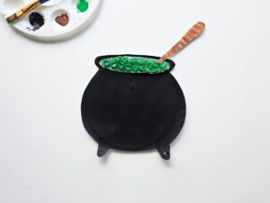 DIY Witch Cauldron Paper Plate Craft - Raise Curious Kids