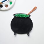 DIY Witch Cauldron Paper Plate Craft - Raise Curious Kids