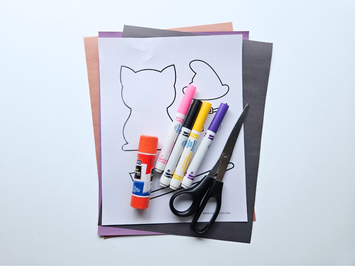 Halloween Cat Craft for Kids - Raise Curious Kids