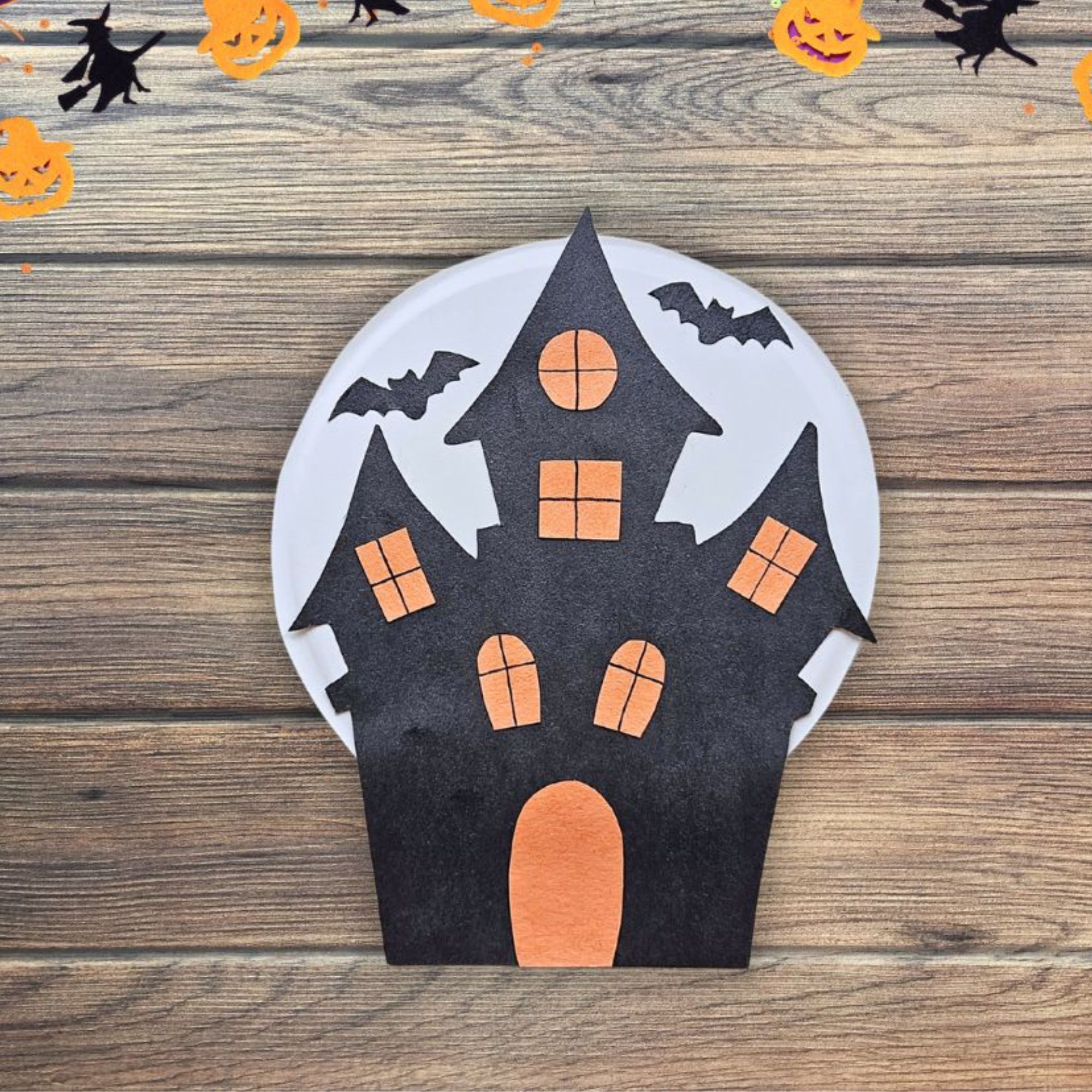 Haunted House Paper Craft for Kids (free printable!) - Raise Curious Kids