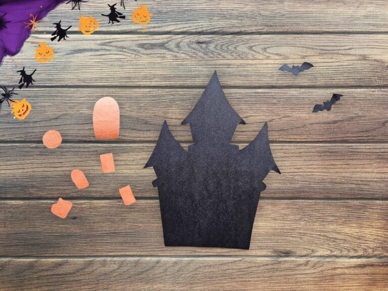 Haunted House Paper Craft for Kids (free printable!) - Raise Curious Kids