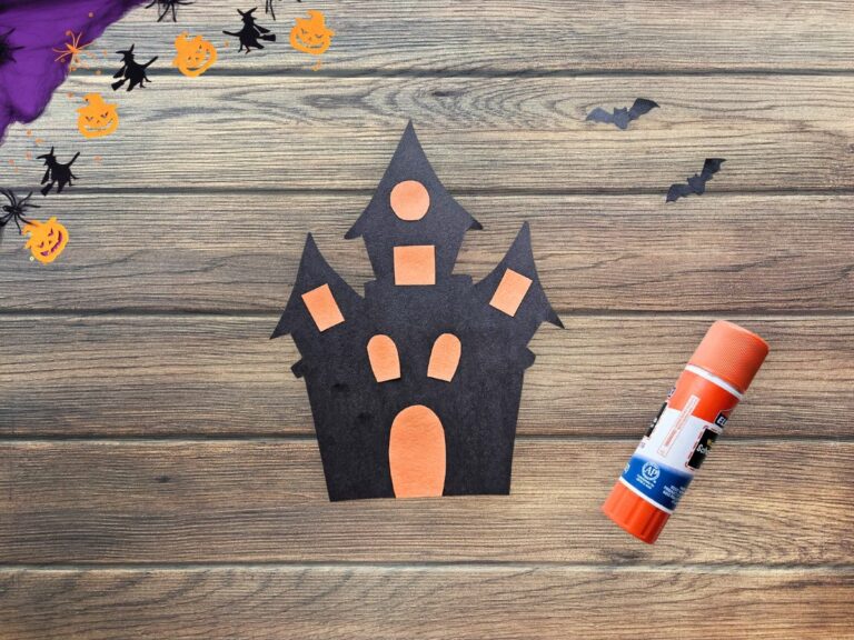 Haunted House Paper Craft for Kids (free printable!) - Raise Curious Kids