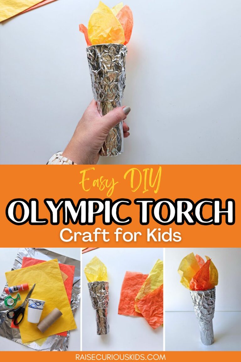 Easy Olympic Torch Craft for Kids - Raise Curious Kids