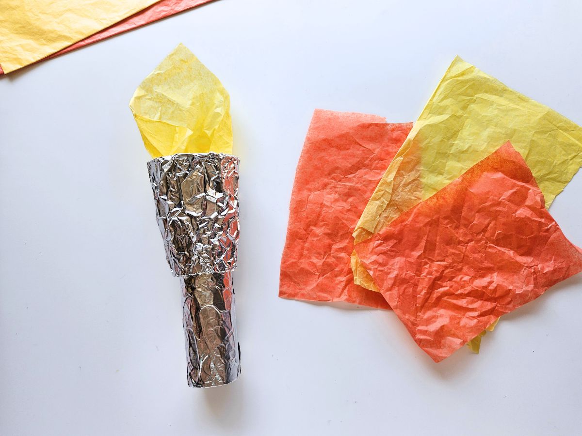Easy Olympic Torch Craft for Kids - Raise Curious Kids