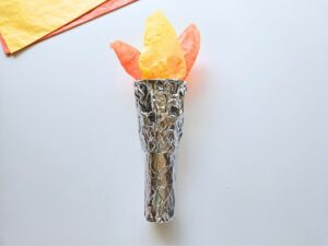 Easy Olympic Torch Craft for Kids - Raise Curious Kids