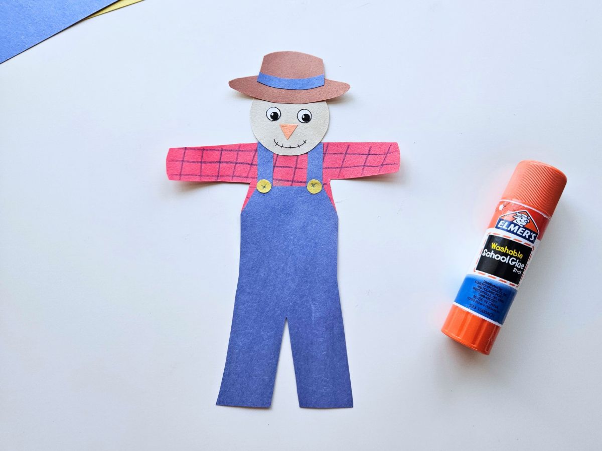 Easy Scarecrow Paper Craft for Kids - Raise Curious Kids