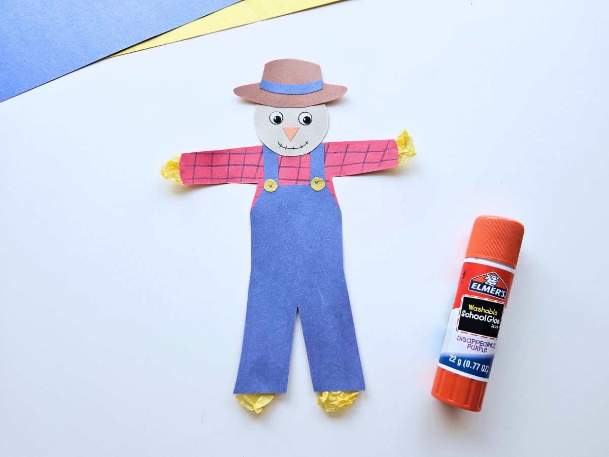 Easy Scarecrow Paper Craft for Kids - Raise Curious Kids