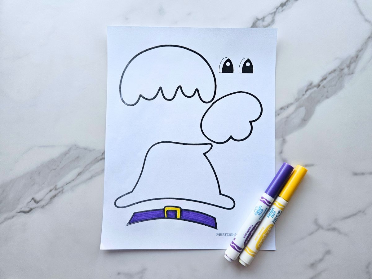 Witch Paper Plate Craft for Kids - Raise Curious Kids