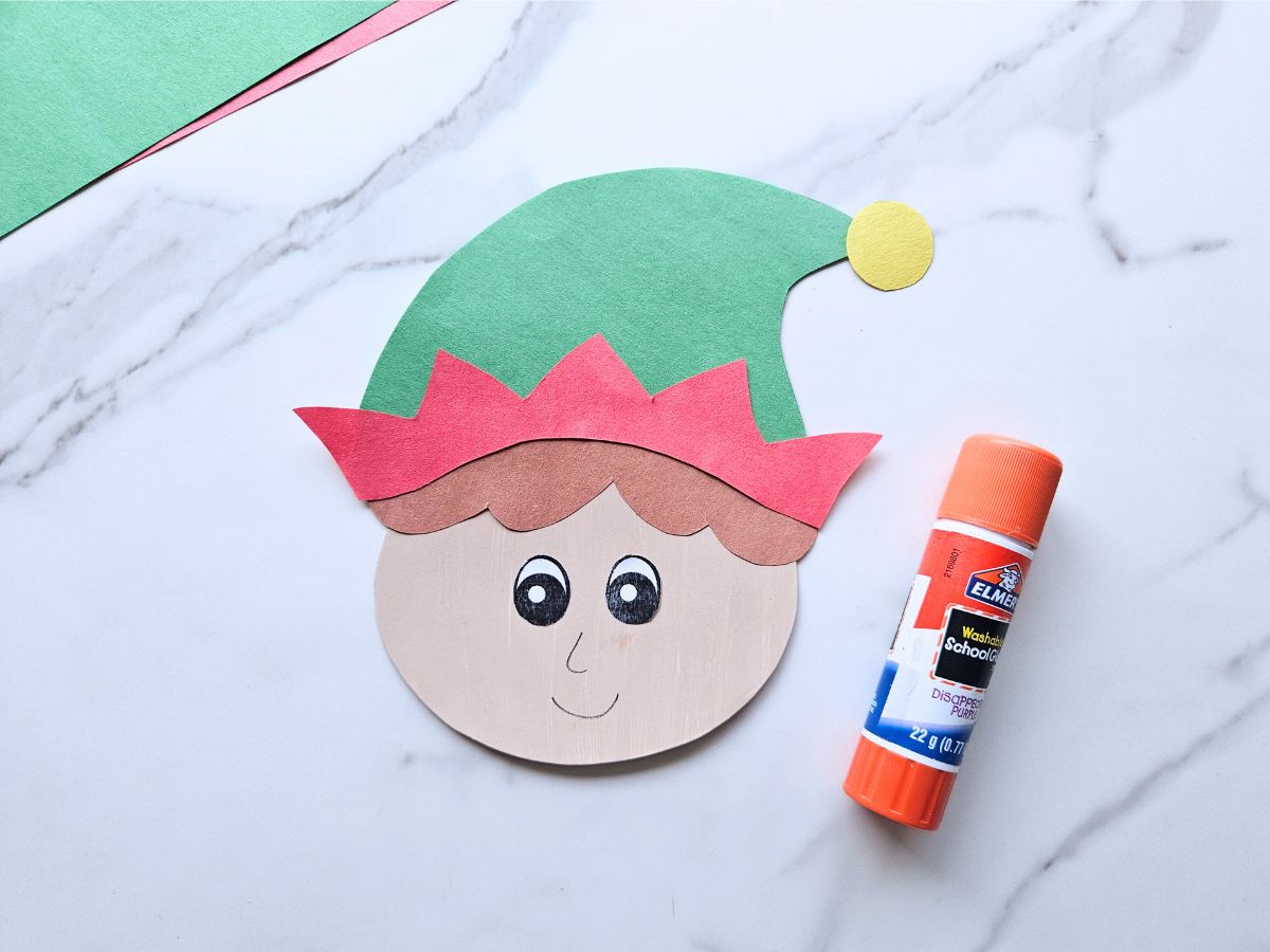 Christmas Elf Paper Plate Craft for Kids - Raise Curious Kids