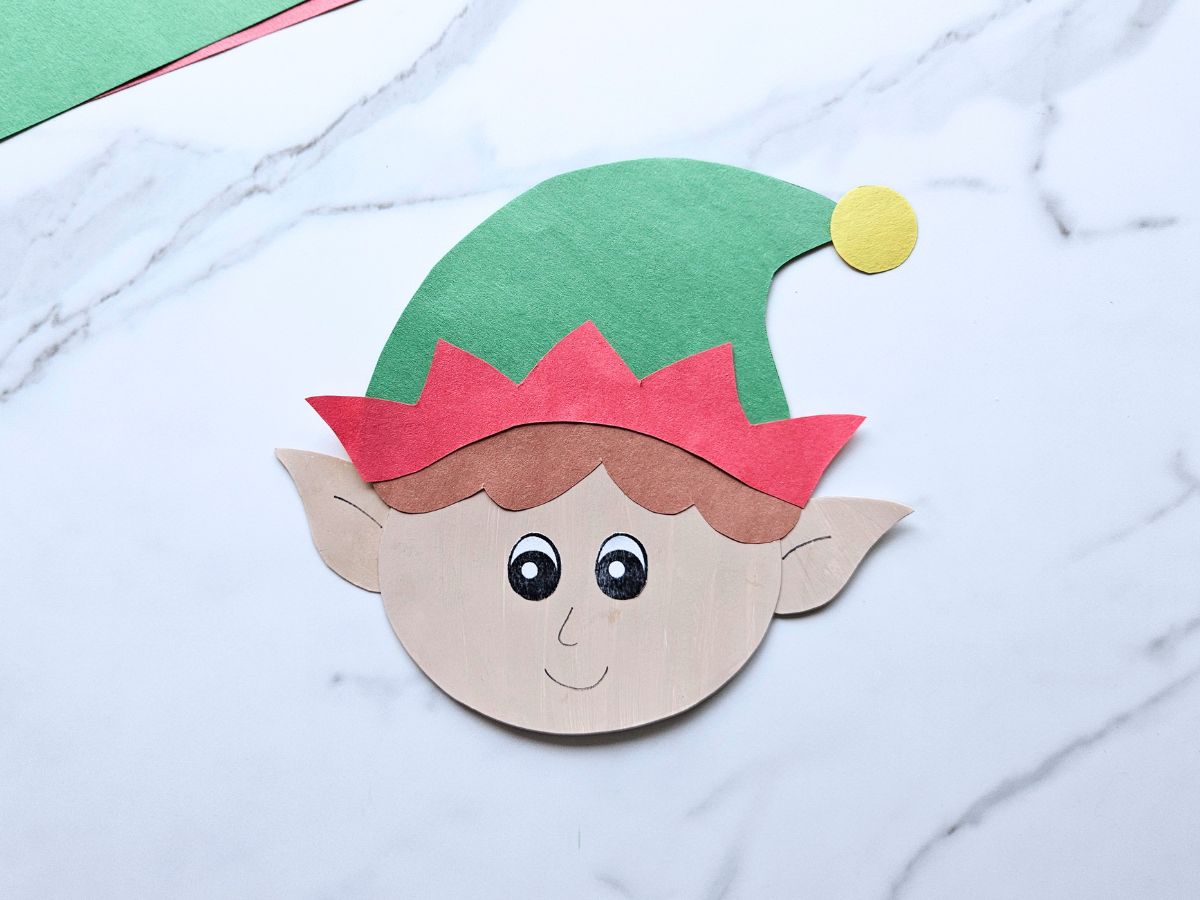 Christmas Elf Paper Plate Craft for Kids - Raise Curious Kids