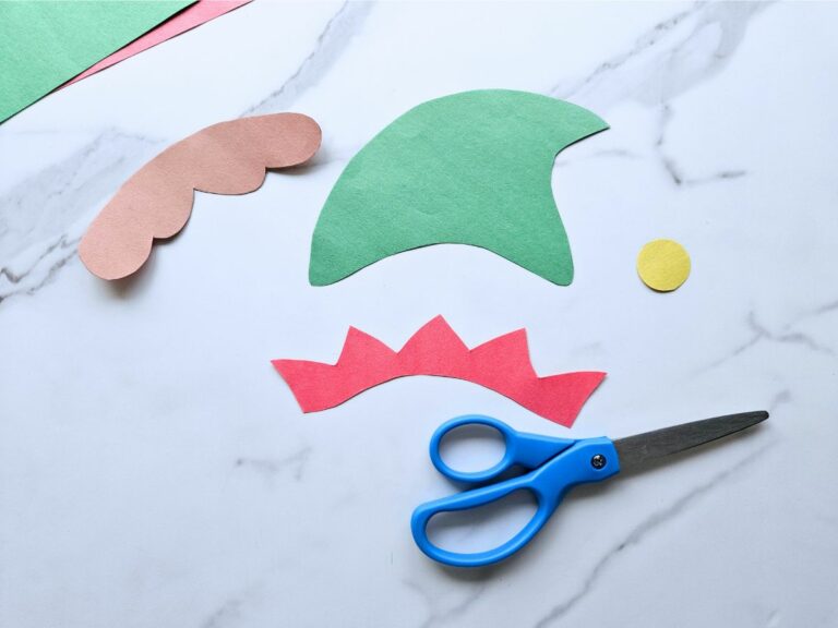 Christmas Elf Paper Plate Craft for Kids - Raise Curious Kids