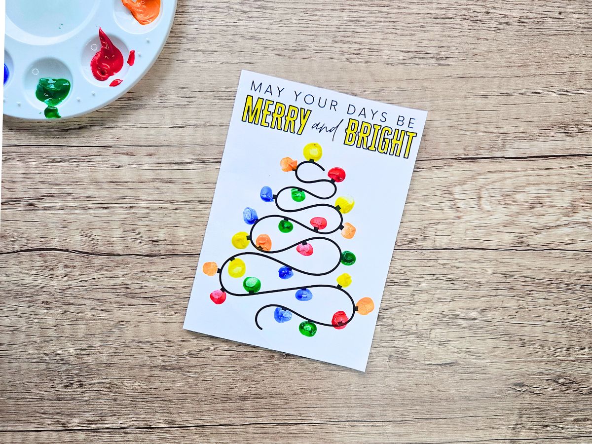 15 Easy DIY Christmas Cards for Kids to Make - Raise Curious Kids