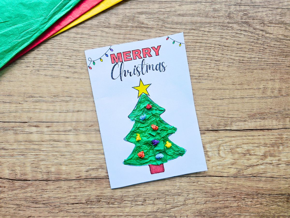 15 Adorable Christmas Cards for Kids to Make - Raise Curious Kids