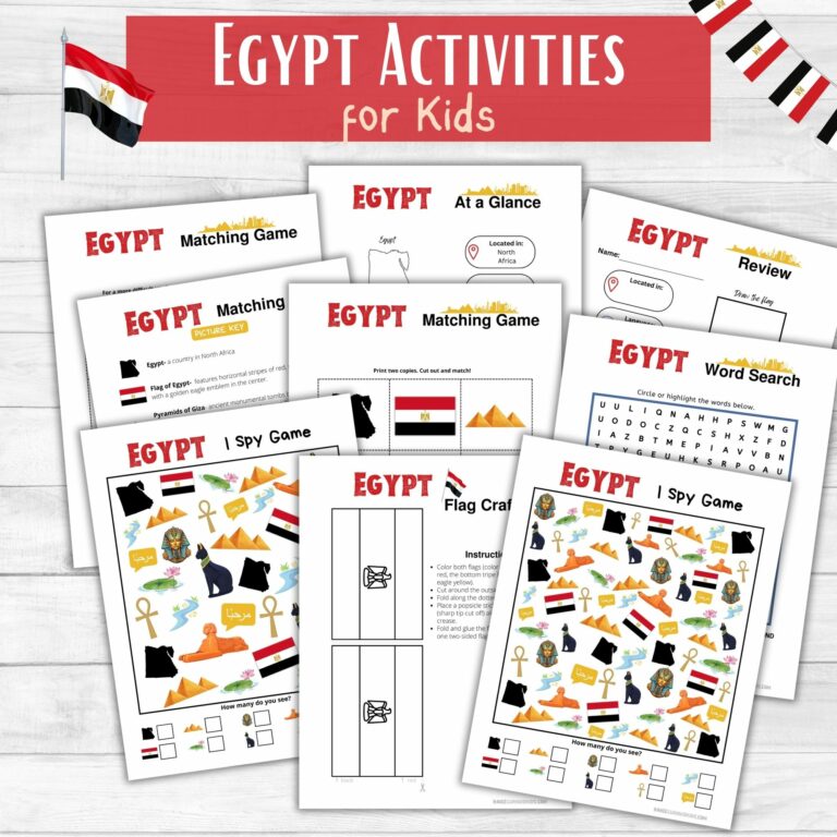 Egypt Crafts and Activities for Kids - Raise Curious Kids