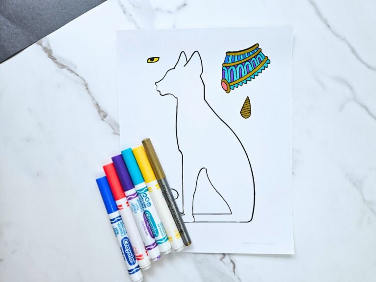 Ancient Egyptian Cat Craft for Kids - Raise Curious Kids