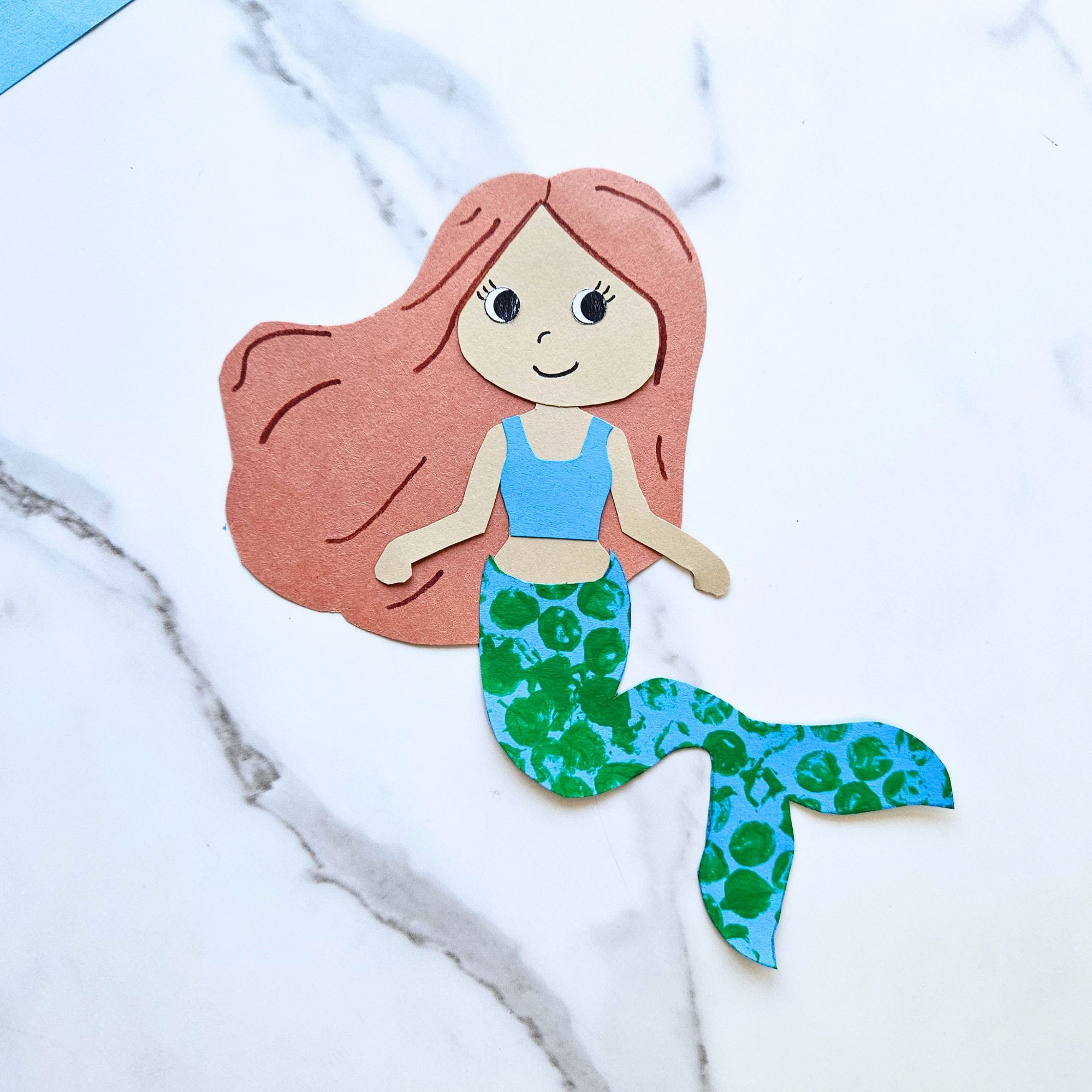 Easy Mermaid Craft for Kids - Raise Curious Kids
