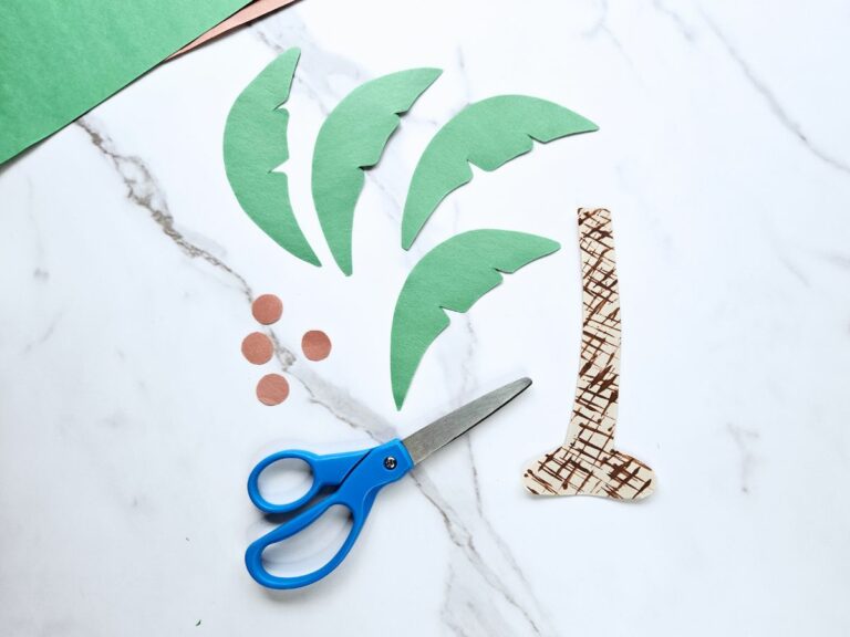Easy Palm Tree Craft for Kids - Raise Curious Kids
