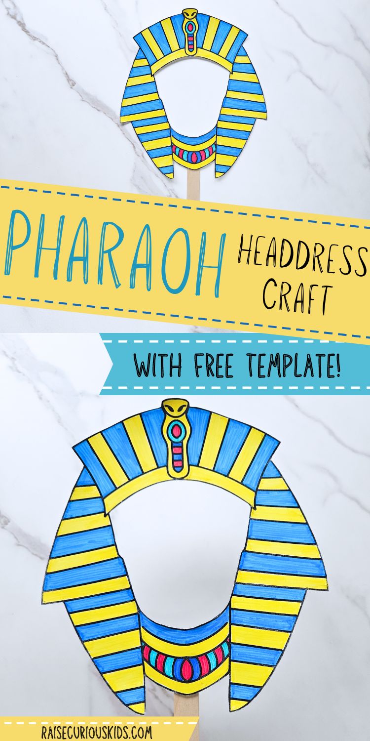 DIY Pharaoh Headdress Craft - Raise Curious Kids