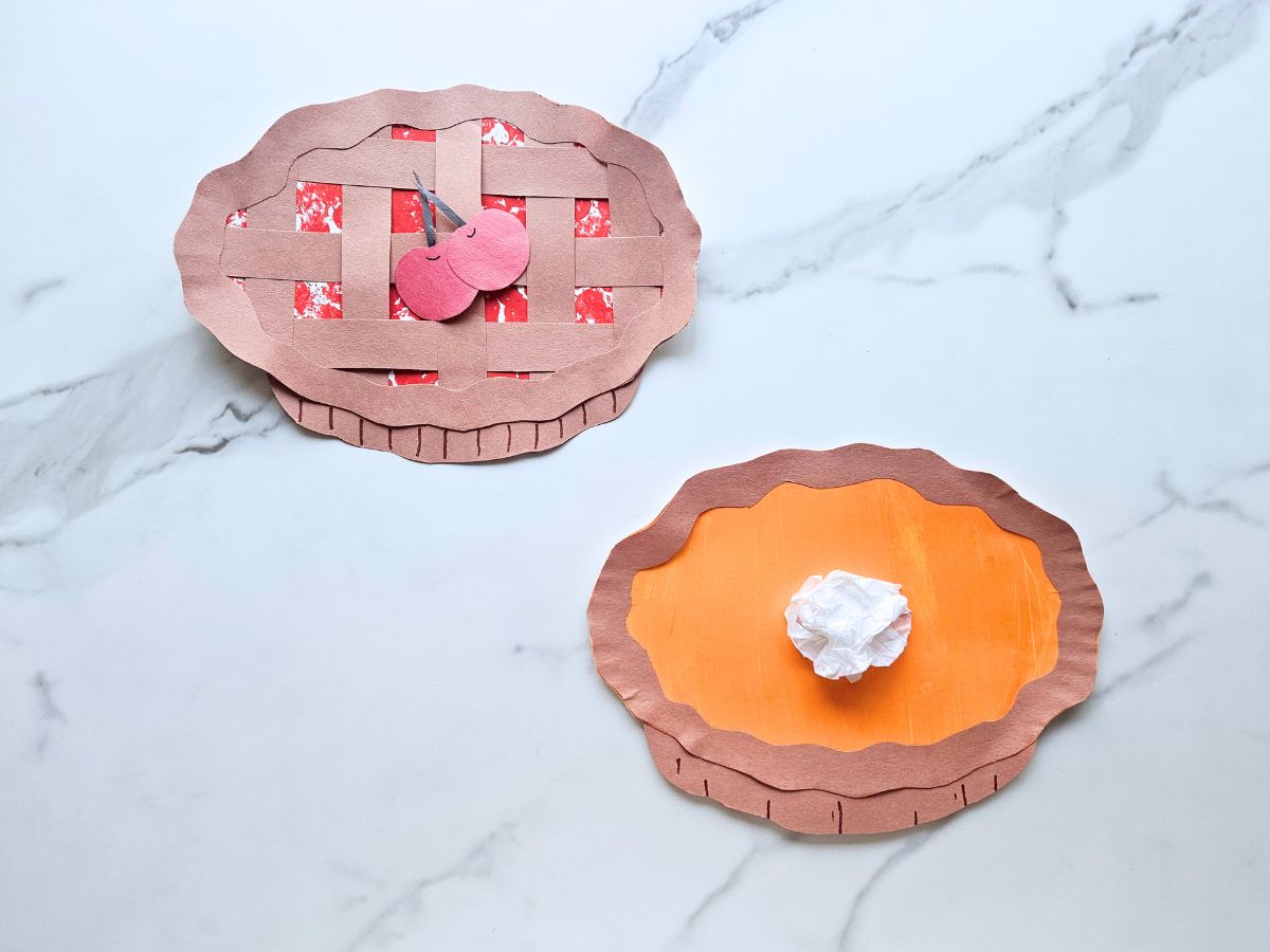 Pie Paper Plate Craft for Kids - Raise Curious Kids