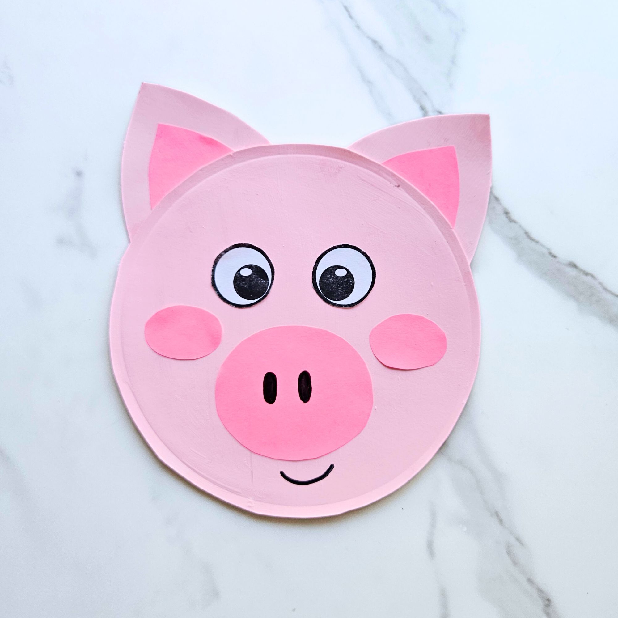 Pig Paper Plate Craft - Raise Curious Kids