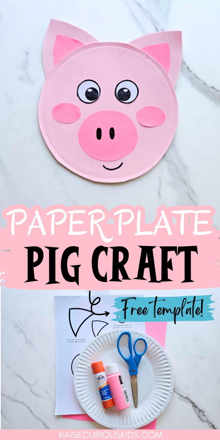 Pig Paper Plate Craft - Raise Curious Kids