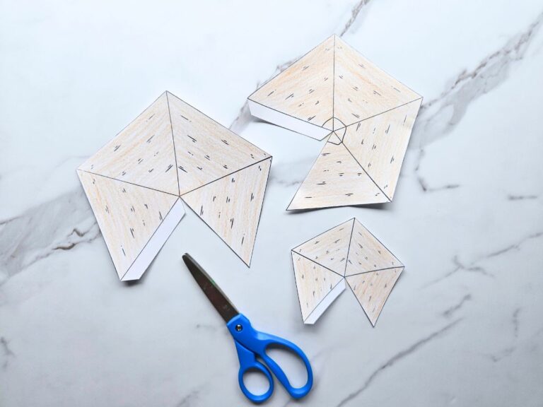 Pyramids of Giza 3D Craft - Raise Curious Kids