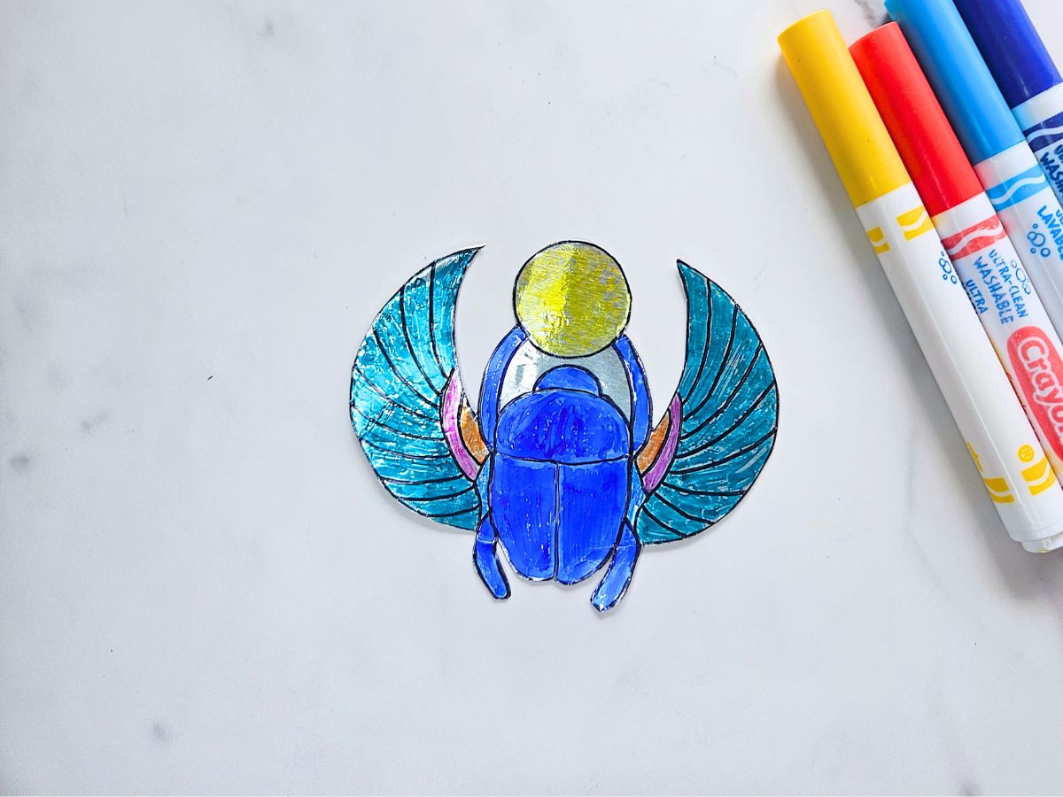 Scarab Beetle Craft for Kids - Raise Curious Kids