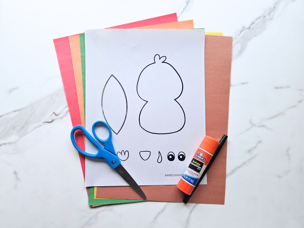Turkey Thankful Craft for Kids - Raise Curious Kids