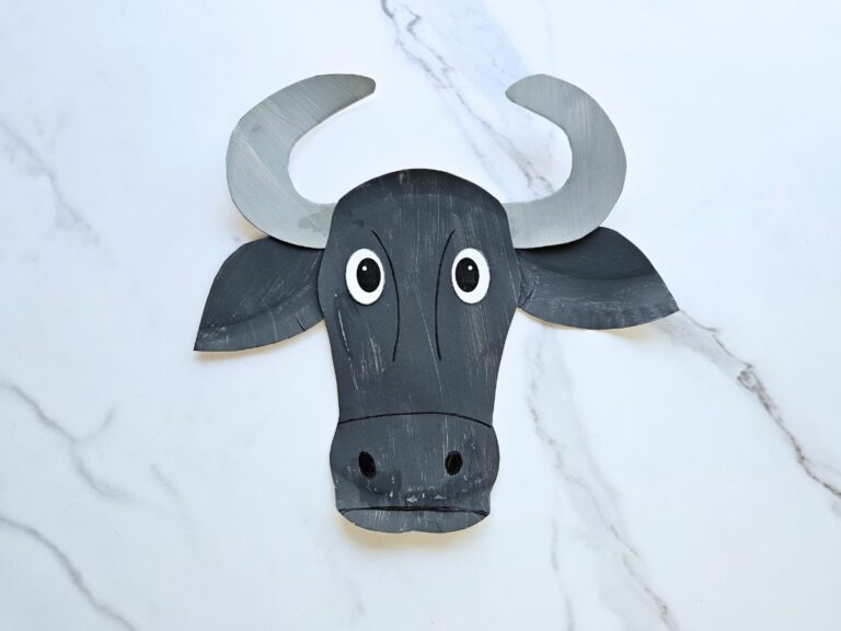 Water Buffalo Paper Plate Craft - Raise Curious Kids