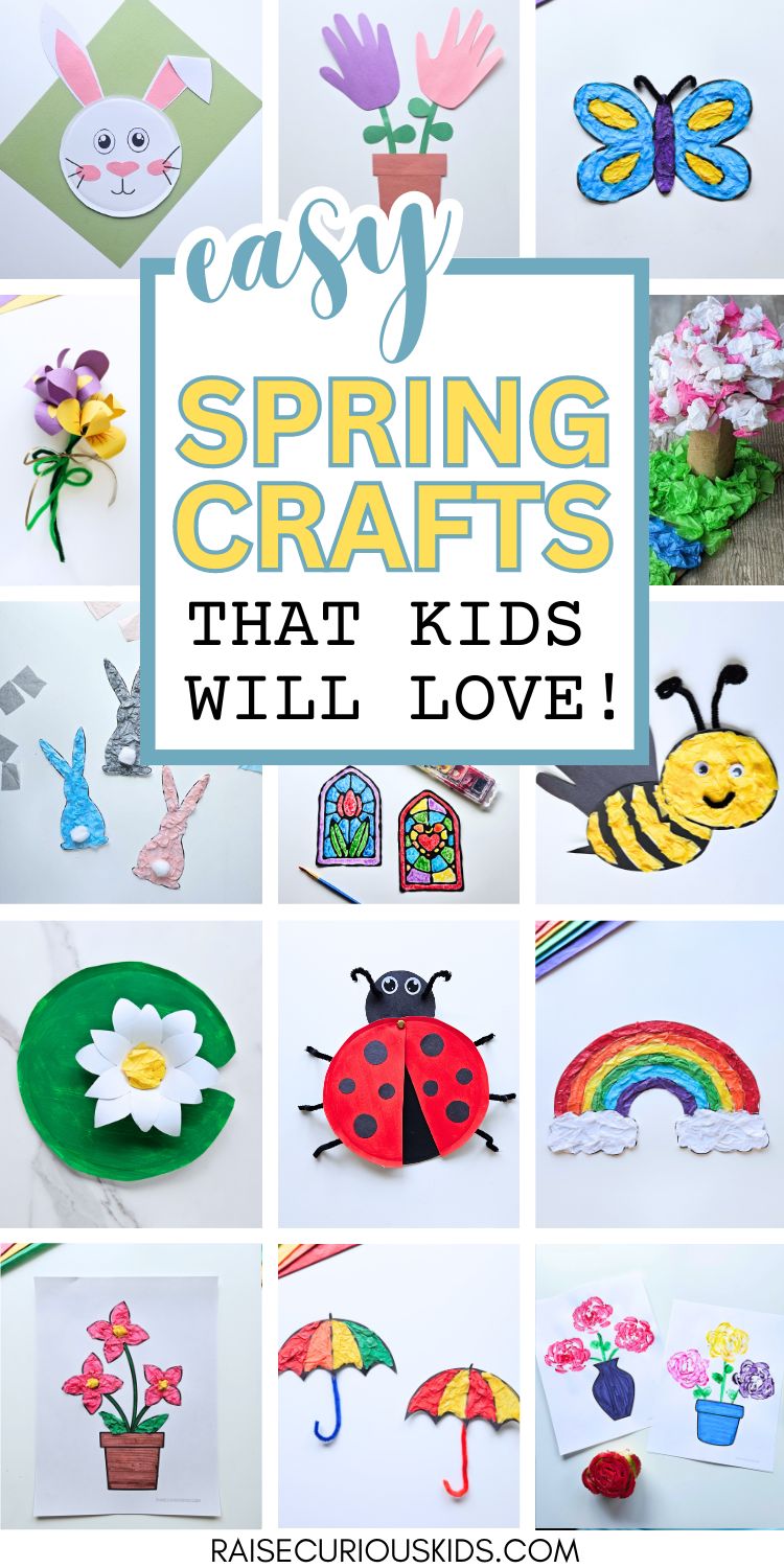 Cheery Spring Crafts for Kids - Raise Curious Kids