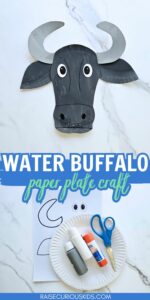 Water Buffalo Paper Plate Craft - Raise Curious Kids