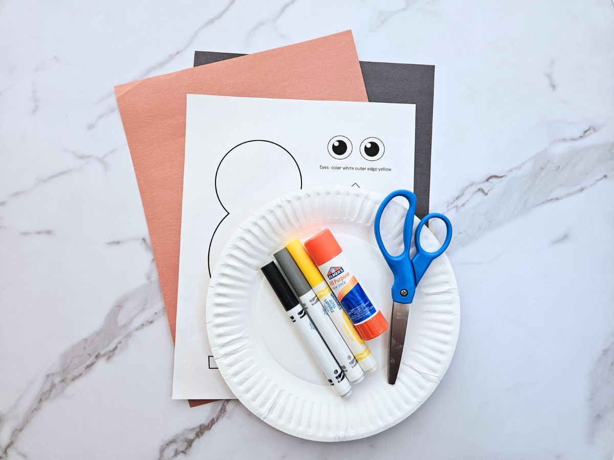 Snowy Owl Paper Plate Craft for Kids - Raise Curious Kids