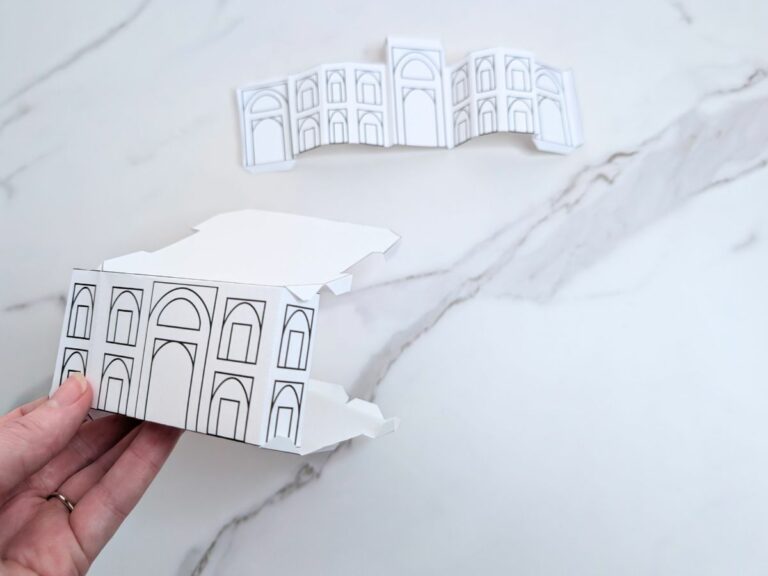 Taj Mahal 3D Craft - Raise Curious Kids