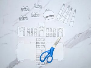 Taj Mahal 3D Craft - Raise Curious Kids
