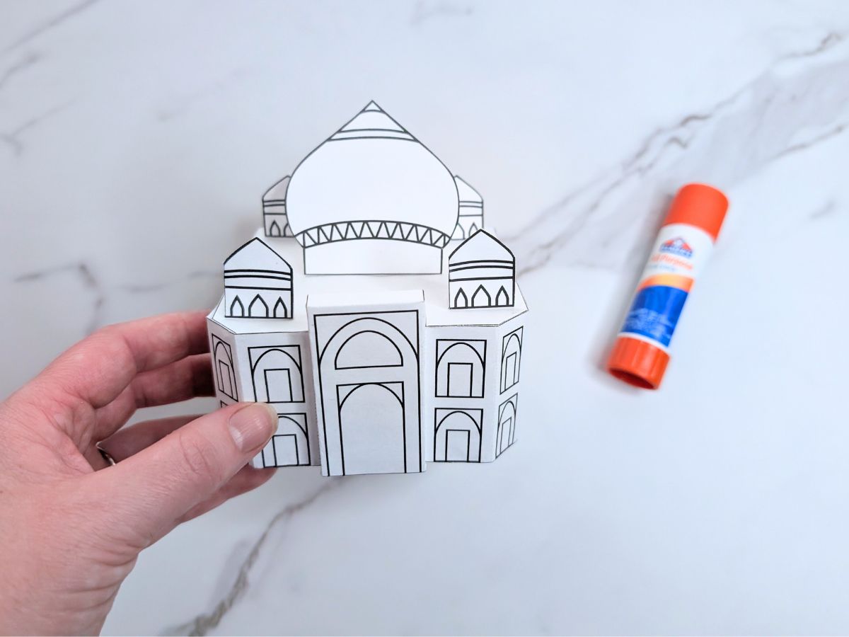 Taj Mahal 3D Craft - Raise Curious Kids