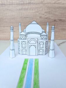 Taj Mahal 3D Craft - Raise Curious Kids