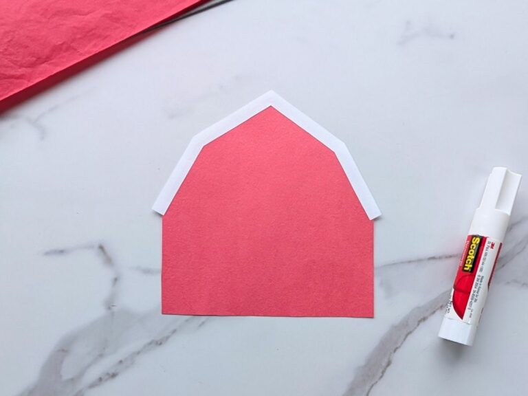 Easy Red Barn Farm Craft for Kids - Raise Curious Kids